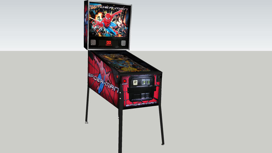 Spider-Man Pinball game | 3D Warehouse