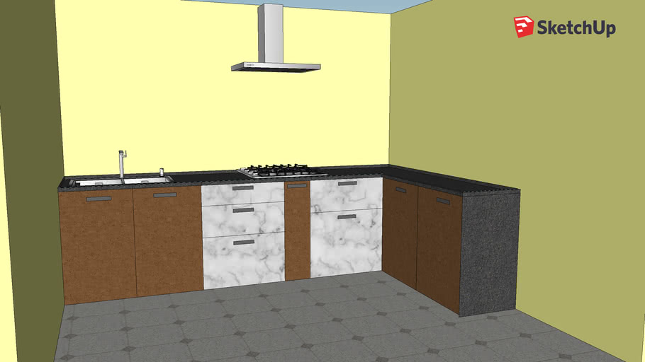 Modular Kitchen | 3D Warehouse