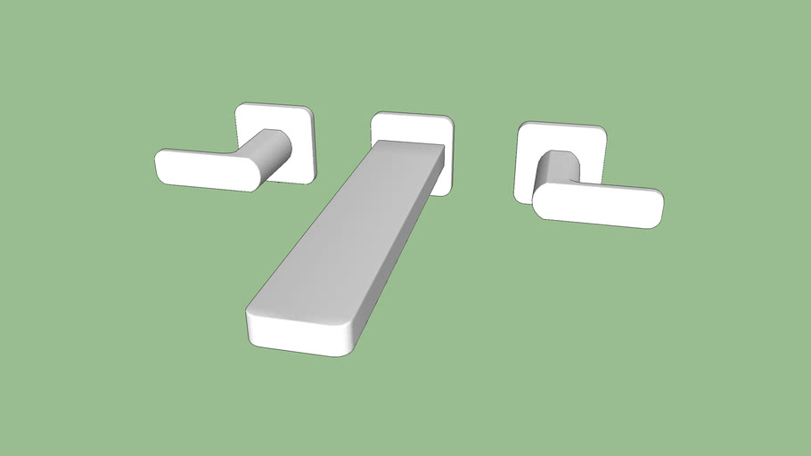 Kohler Parallel Wall Mount Faucet | 3D Warehouse