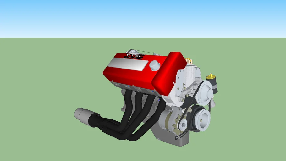 Honda B18 DOHC Vtec | 3D Warehouse