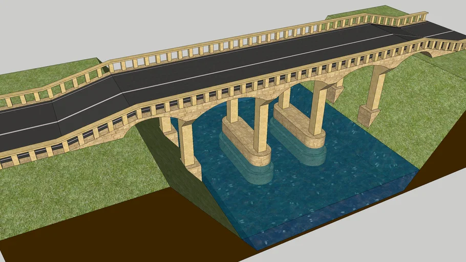 Stone Bridge | 3D Warehouse