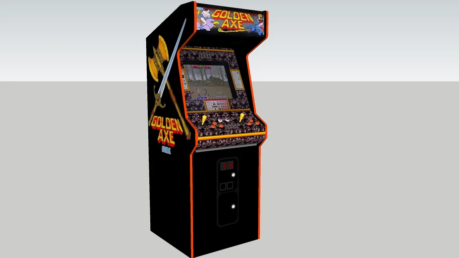 Golden Axe arcade game | 3D Warehouse