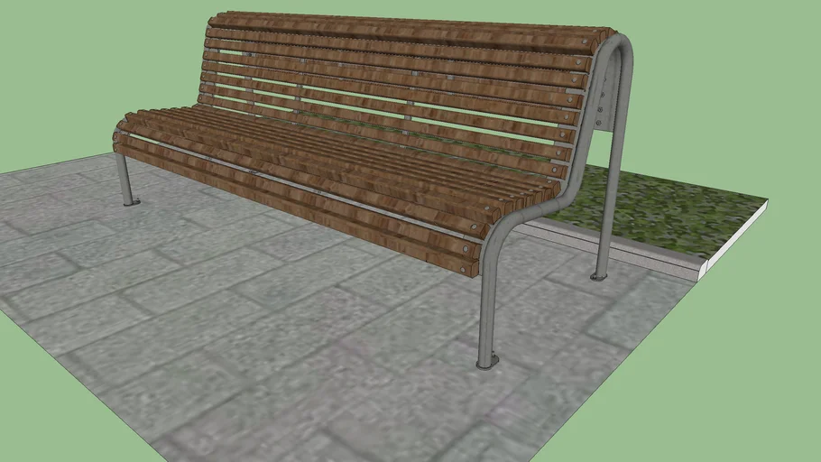 Urban bench | 3D Warehouse