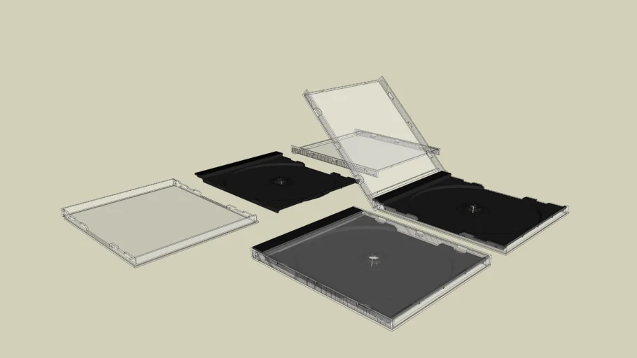CD Jewel Case | 3D Warehouse