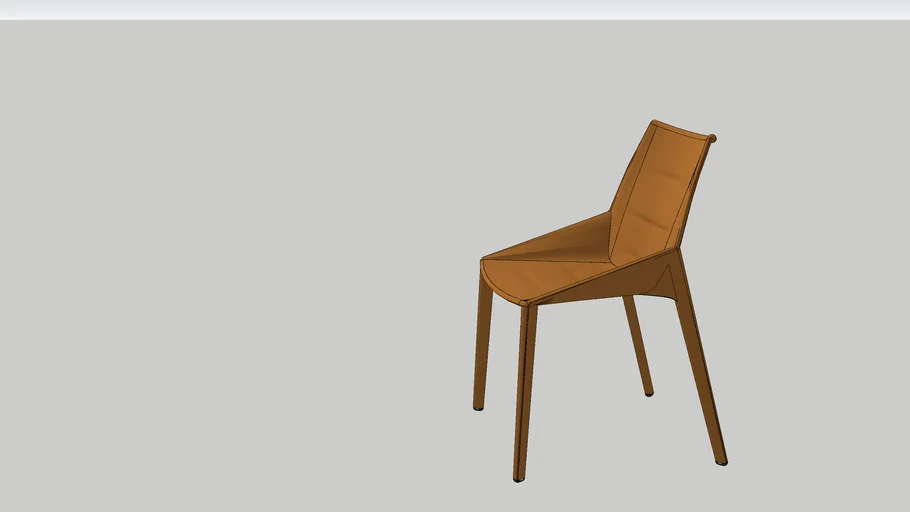 Outline chair Molteni | 3D Warehouse