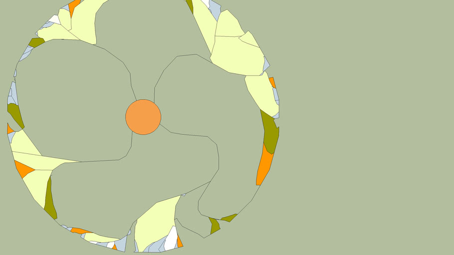 deciduous tree plan 2 | 3D Warehouse