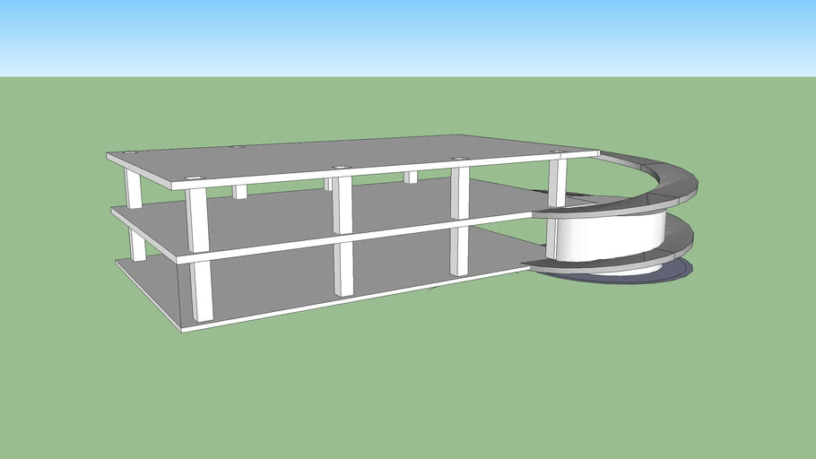 parking with helical ramp - car | 3D Warehouse