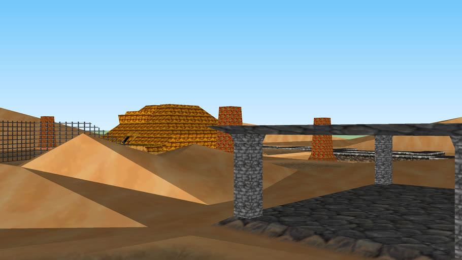 super mario 64 - Shifting Sand Land Outside | 3D Warehouse