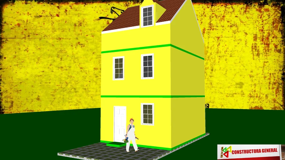 85.86m2_4.65x7.15A | 3D Warehouse