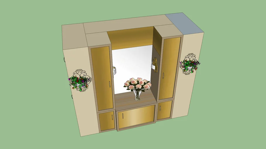 entry cabinet | 3D Warehouse