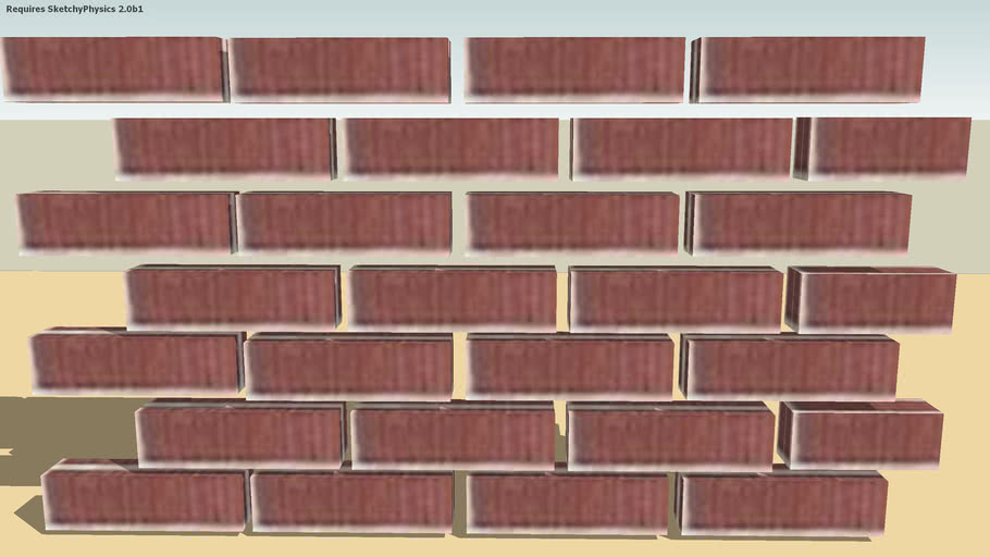 Brick wall | 3D Warehouse