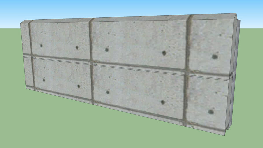 Styrofoam Concrete interlocking blocks. | 3D Warehouse