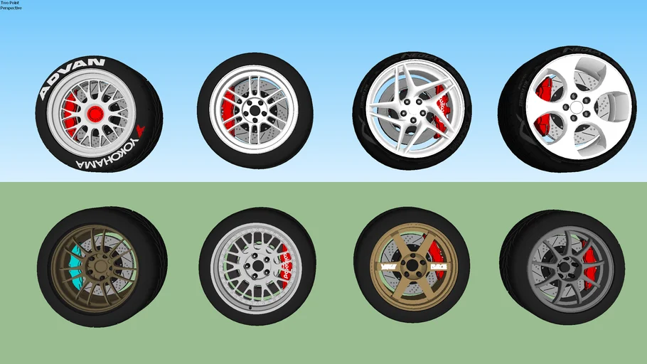 Wheel Pack 4 | 3D Warehouse