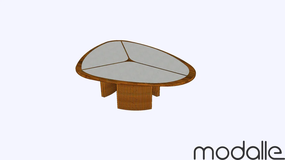 Mesa Marselle Triangular | 3D Warehouse