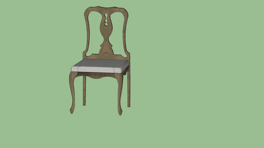Queen Anne Dining Chair | 3D Warehouse