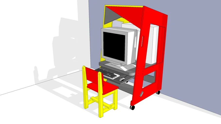 Kids PC Station | 3D Warehouse