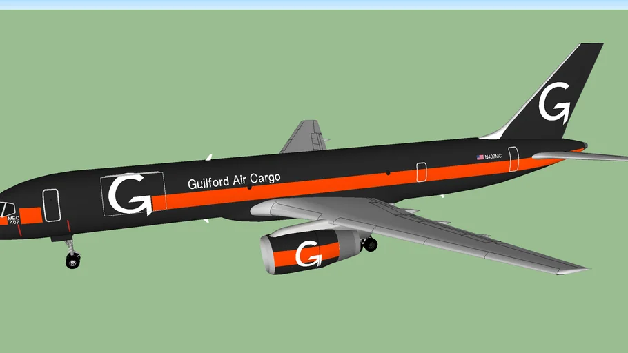 Guilford Air Cargo 757-223SF | 3D Warehouse