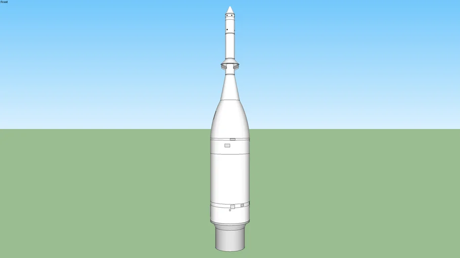 C-1 Upper Stage Mass Simulator | 3D Warehouse