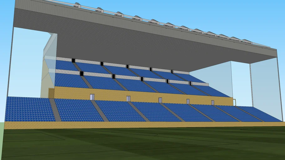 Expanded stadium stand 3 tier (leave name for the stadium in the review ...