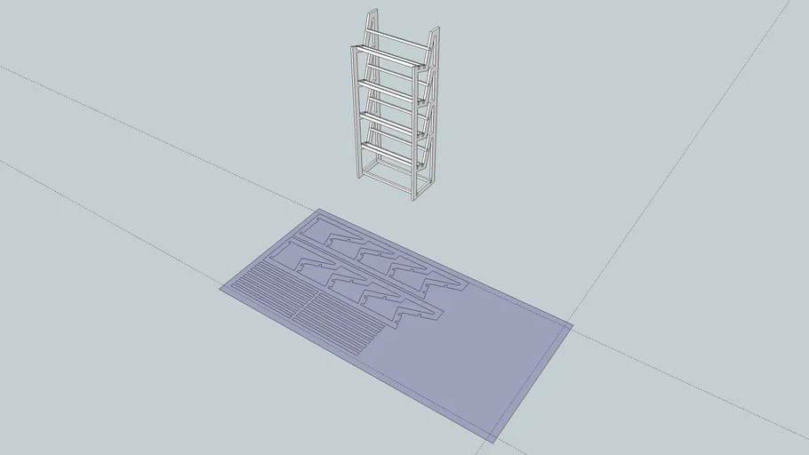 dvd rack | 3D Warehouse