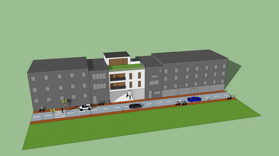 apartment building | 3D Warehouse