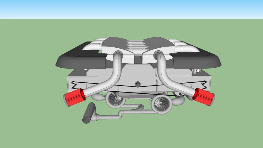 FLAT SIX ENGINE (UNFINISHED) | 3D Warehouse