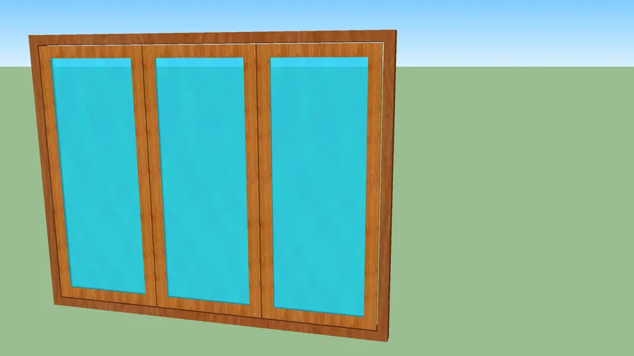window ( Three Shutters ) | 3D Warehouse