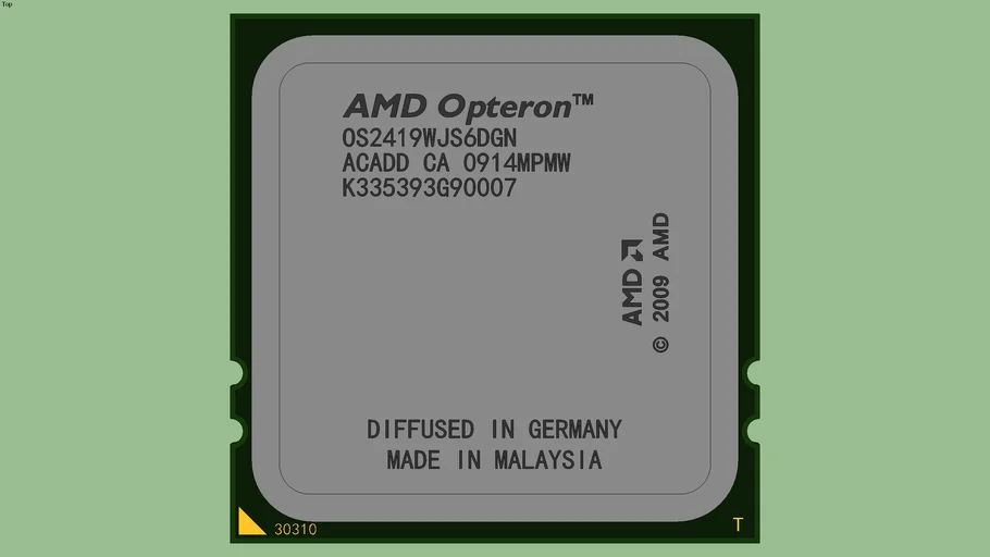 AMD Six-Core Opteron (OS2419WJS6DGN) | 3D Warehouse