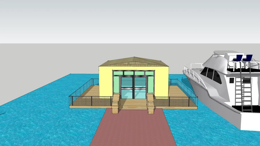 house boat | 3D Warehouse