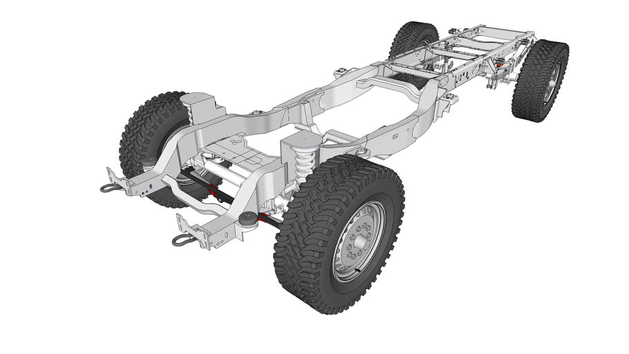 Ford F 550 XL 2017 chassis | 3D Warehouse