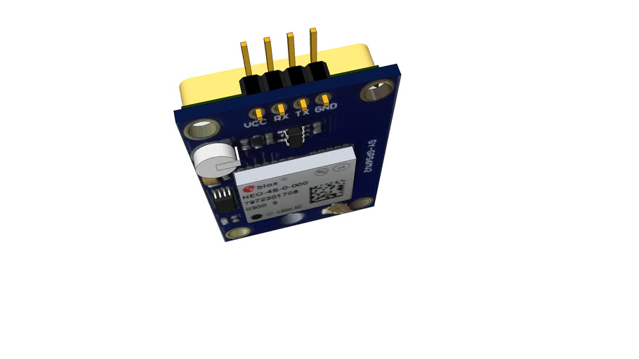 GY-NEO6MV2 GPS Board | 3D Warehouse