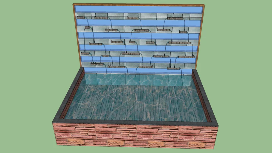Water body, water wall | 3D Warehouse