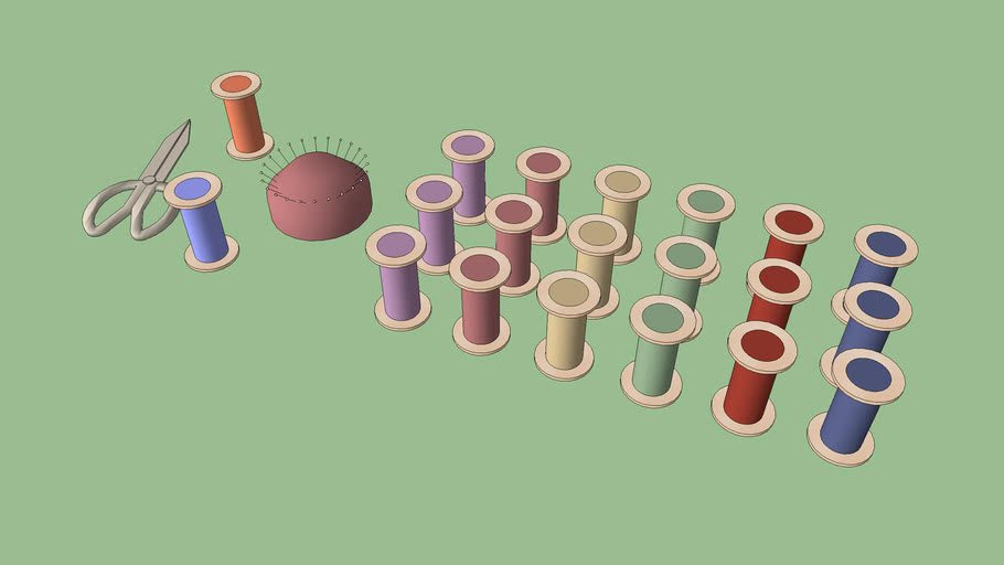 Sewing_Kit_Deluxe | 3D Warehouse