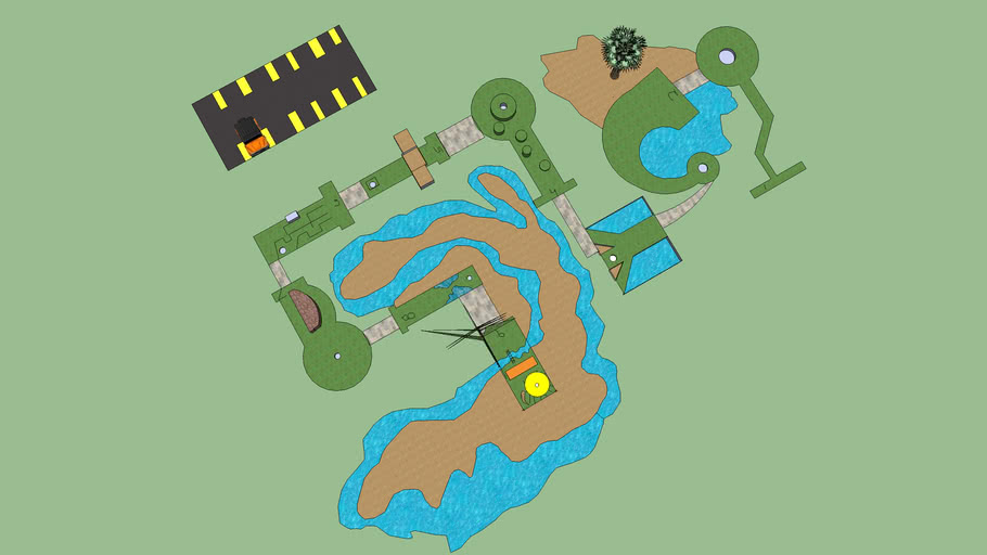 MiniGolf Course 9 holes | 3D Warehouse