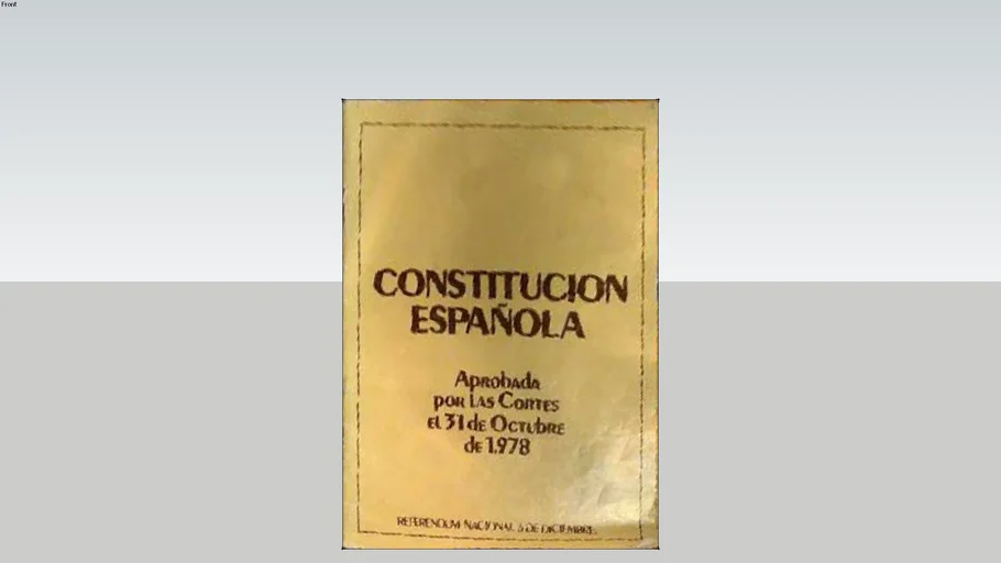 Constitution book | 3D Warehouse