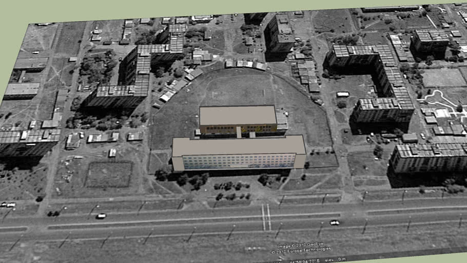 Concrete 4 story School | 3D Warehouse