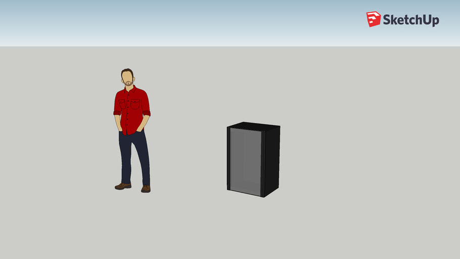 18U Server Rack | 3D Warehouse