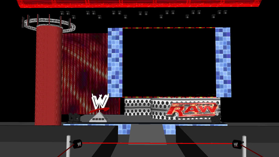 WWE RAW HD SET (UPDATED) | 3D Warehouse