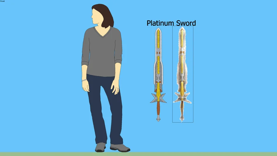 Final Fantasy 12 Platinum Sword | 3D Warehouse