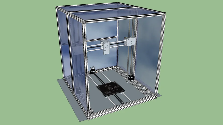 3d Printer structure model | 3D Warehouse