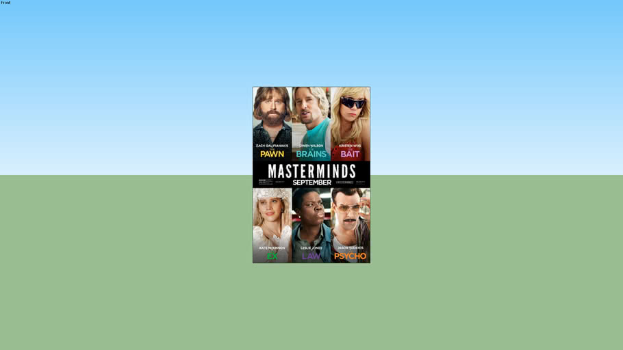 Masterminds 2016 - One Sheet Movie Poster 27X40 Double Sided (unframed ...