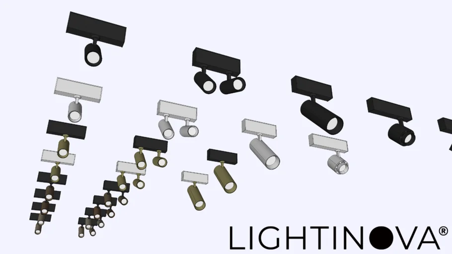 Clixx slim spots light module | 3D Warehouse