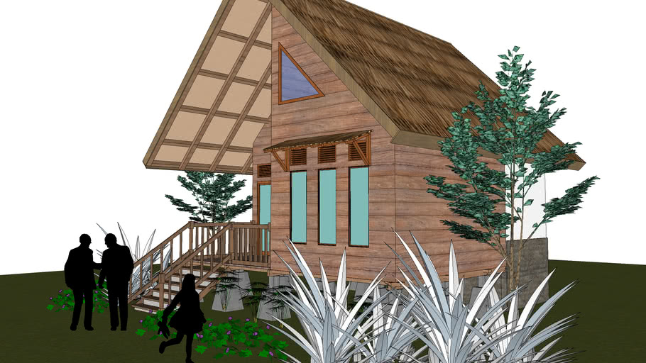 Wood Cottage Model 3D | 3D Warehouse