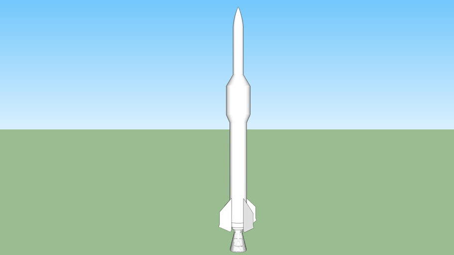 Rocket with payload | 3D Warehouse