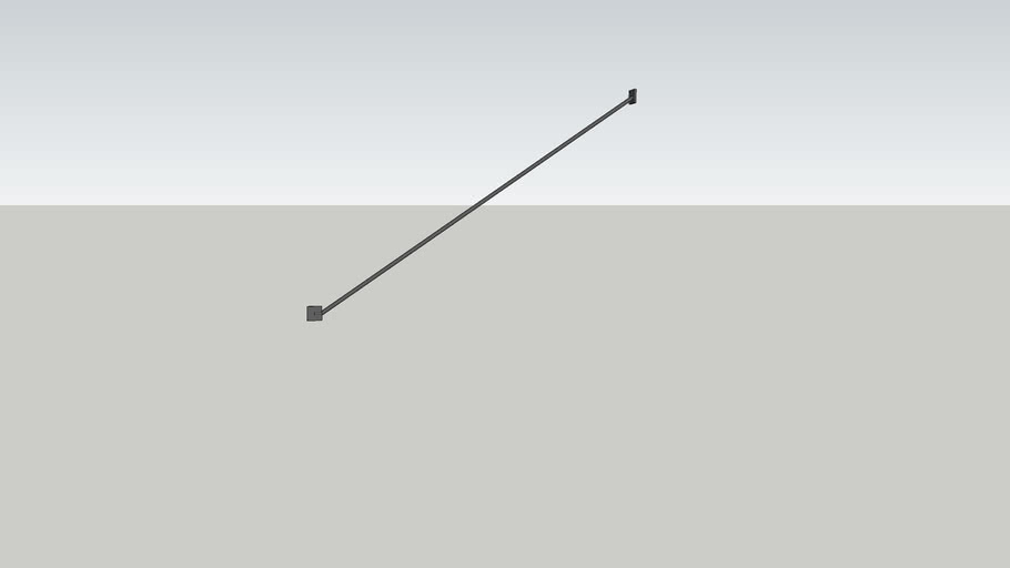 Metal Awning Support Cable | 3D Warehouse