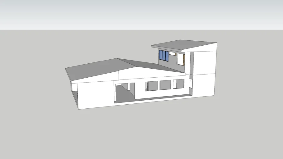 model of a house basic model | 3D Warehouse