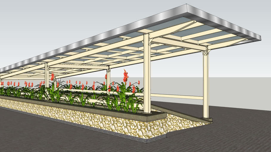 Canopy Kaca Alam Indah dng Kaca | 3D Warehouse