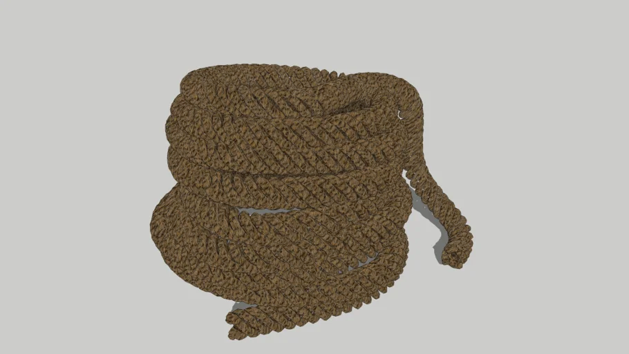 Thick Rope | 3D Warehouse