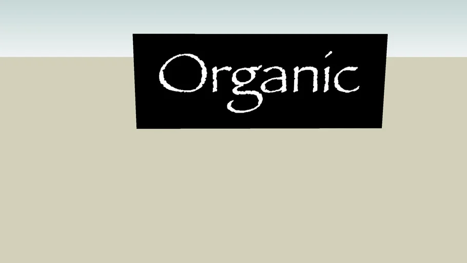 Organic | 3D Warehouse