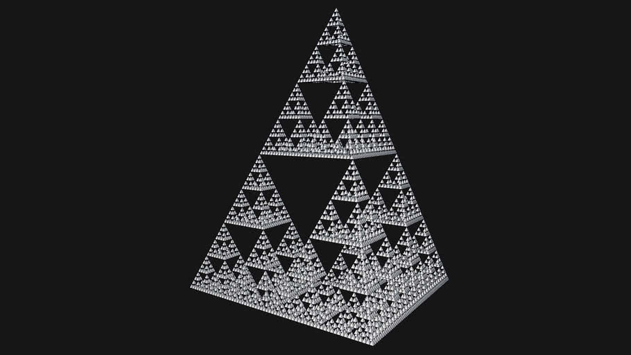 3D Sierpinski Triangle | 3D Warehouse